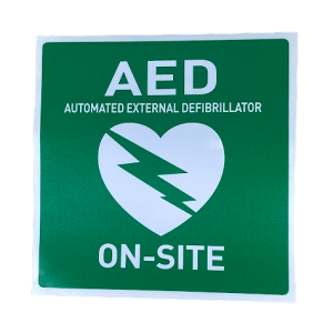 AED ON-SITE Stickers [Pack/2] - Defibshop