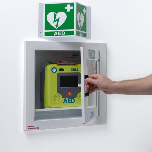 ZOLL [AED 3 & AED PLUS] Fully-Recessed Wall Cabinet [8000-001258 ...