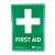 FIRST AID Laminated Sign - A4 (SIGN24-DFS) - Defibshop
